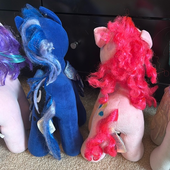 My Little Pony | Toys | My Little Pony Blue And Pink Stuffed Animals ...